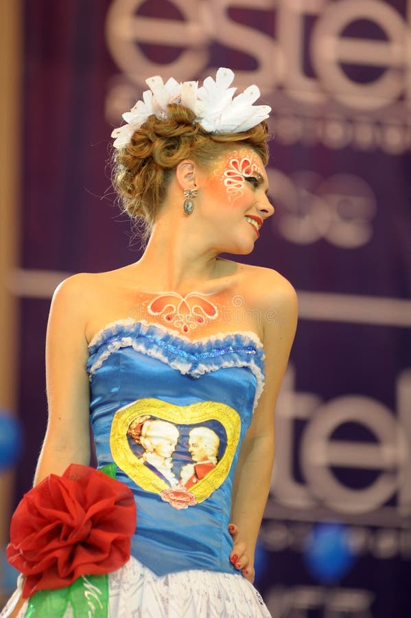 Creative Makeup Show at the Festival of Beauty Editorial Photography ...