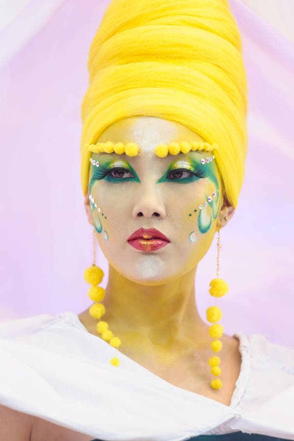 Creative Makeup Show at the Festival of Beauty Editorial Photography ...