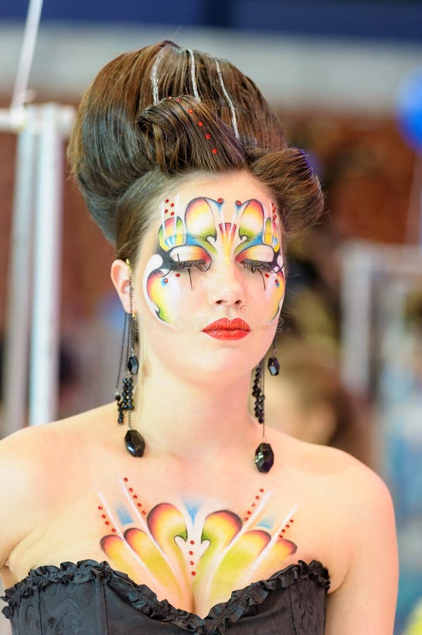 Creative Makeup Show at the Festival of Beauty Editorial Photo - Image ...