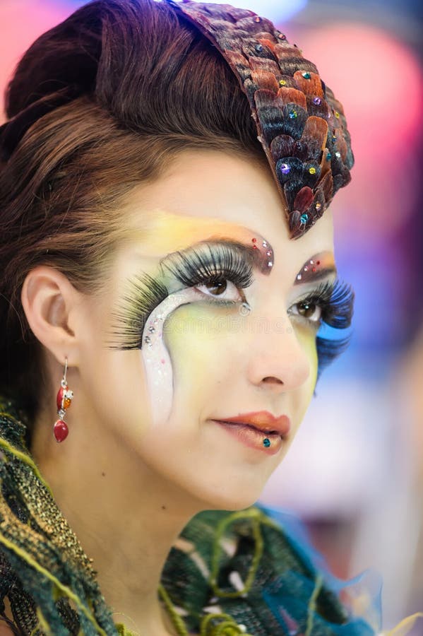 Creative Makeup Show at the Festival of Beauty Editorial Photography ...
