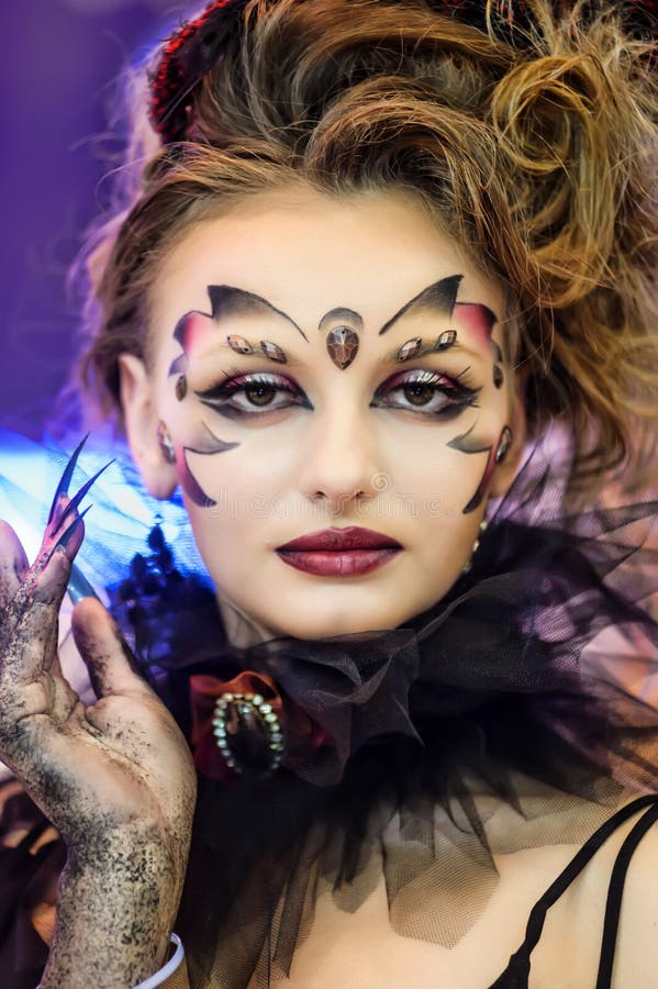 Creative Makeup Show at the Festival of Beauty Editorial Image - Image ...