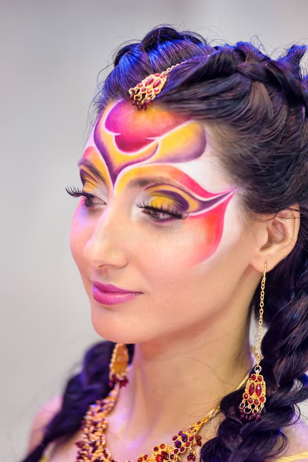 Creative Makeup Show at the Festival of Beauty Editorial Photo - Image ...