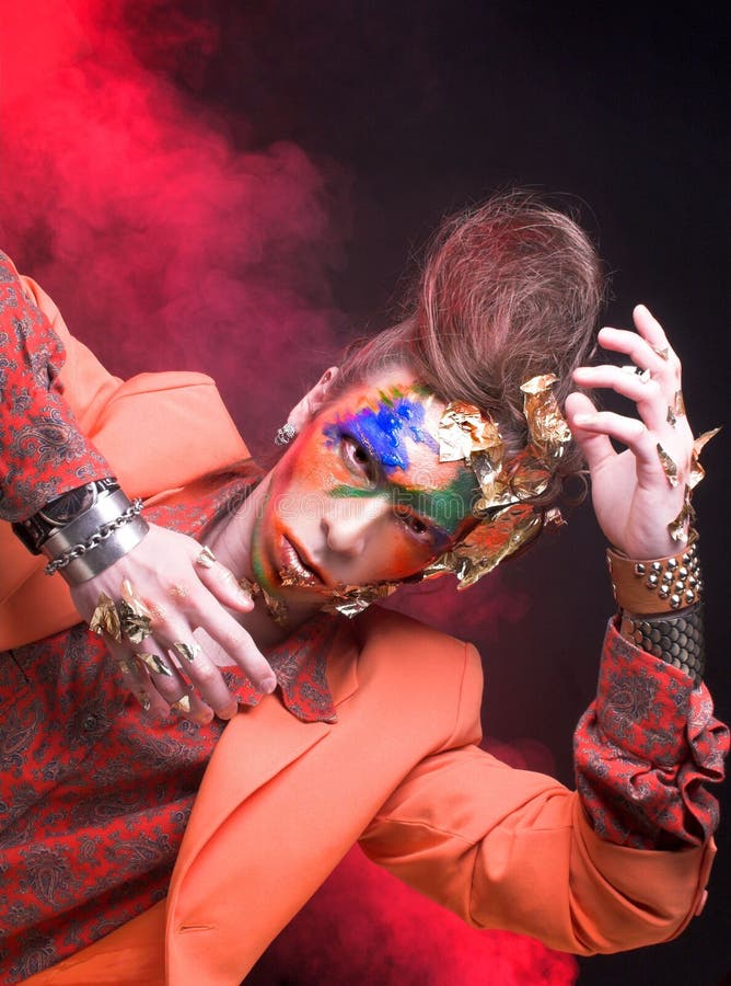 Creative man. stock image. Image of mystery, devilish - 37688167