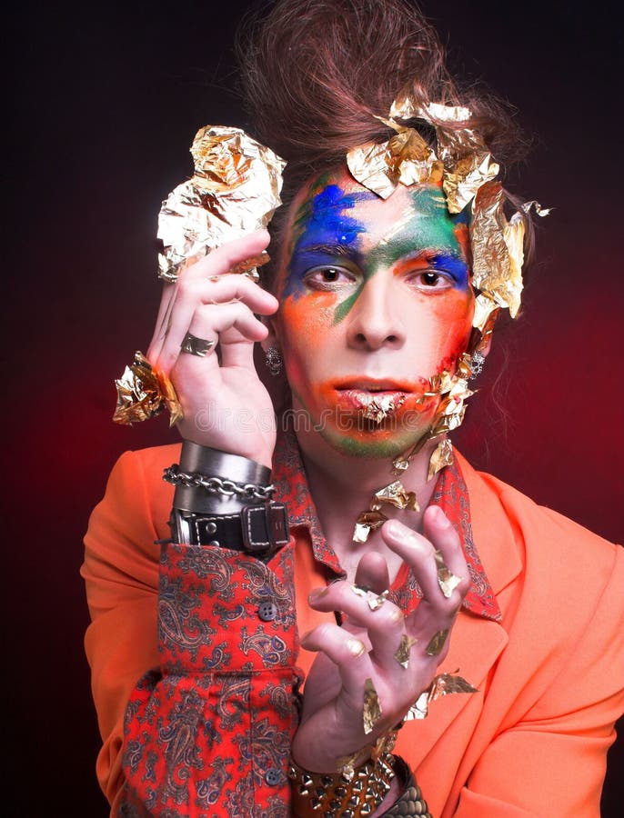 Creative man. stock photo. Image of holiday, event, hand - 39847092