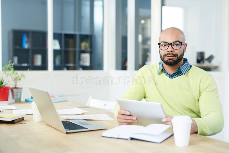 Creative man stock photo. Image of brainstorm, entrepreneur - 95722360