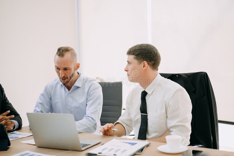 Creative Managers Crew Working with New Startup Project in Modern ...