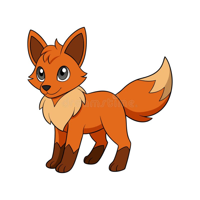 Creative Maned Wolf Coloring Template Stock Illustration - Illustration ...