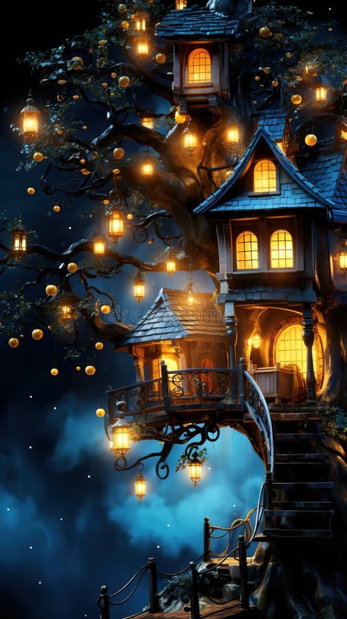 Creative Manipulation of a Beautiful Architecture View Stock Photo ...