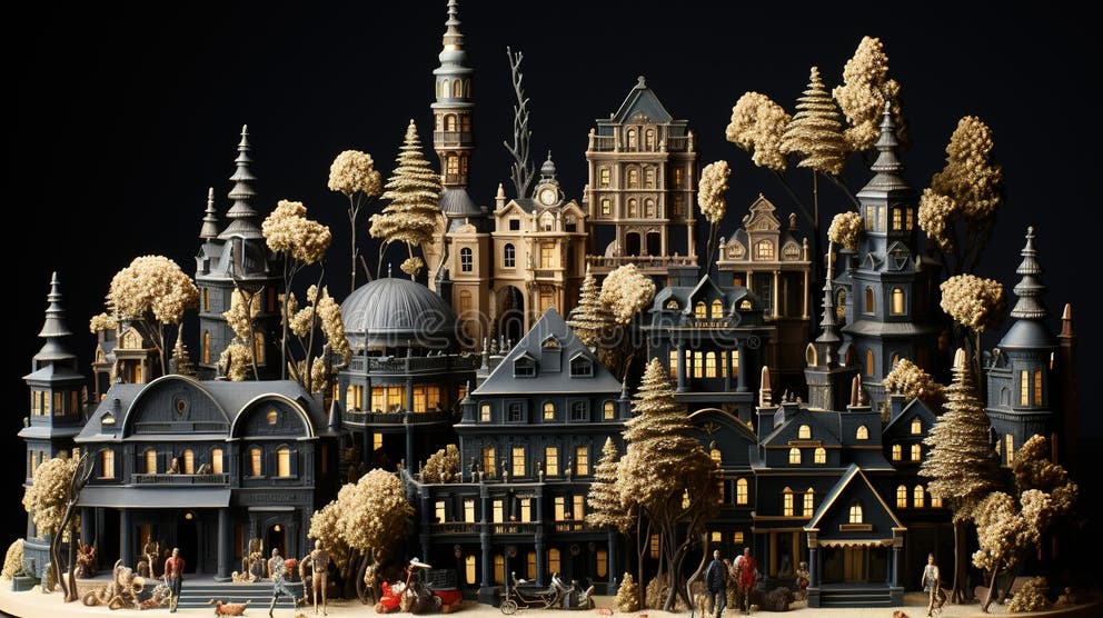 Creative Manipulation of a Beautiful Architecture View Stock ...