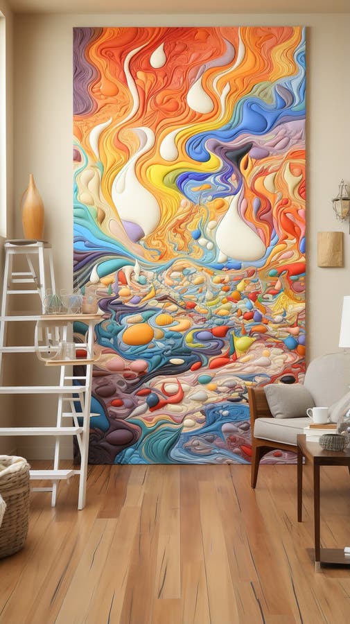 Creative Manipulation of Beautiful Fantasy Illustration Stock ...