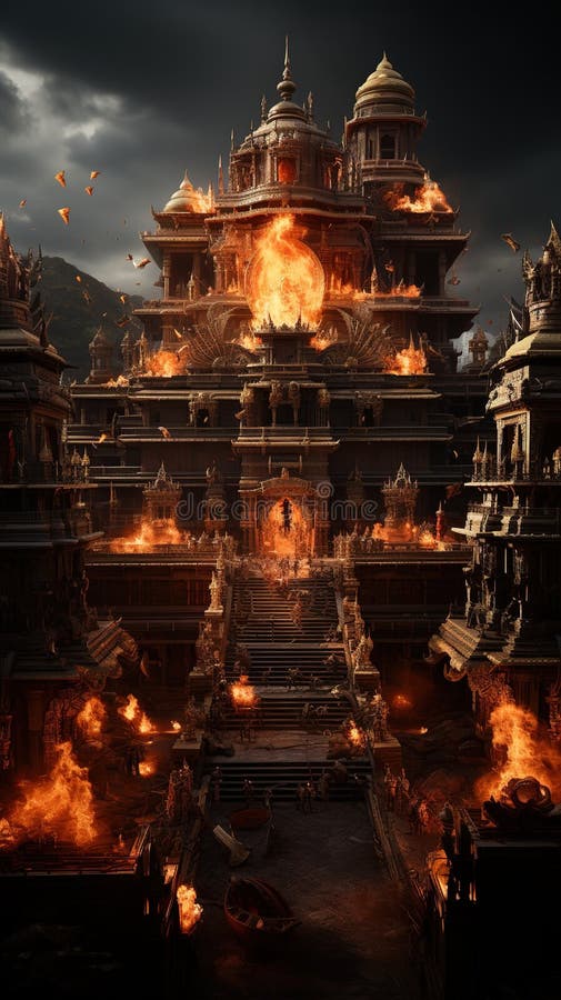 Creative Manipulation of Beautiful Fantasy Illustration Stock Image ...