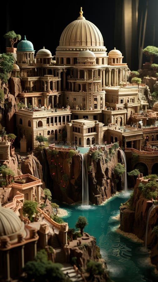 Creative Manipulation of Beautiful Fantasy Illustration Stock Image ...