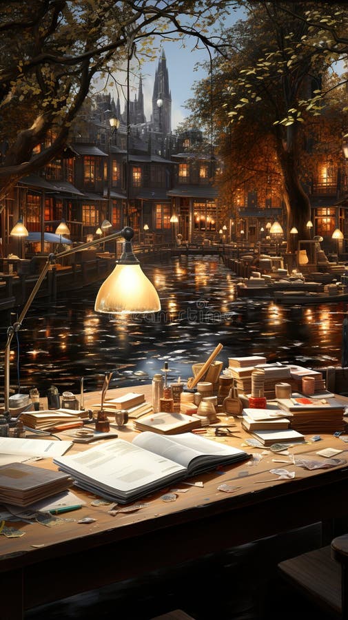 Creative Manipulation of Beautiful Fantasy Illustration Stock Image ...