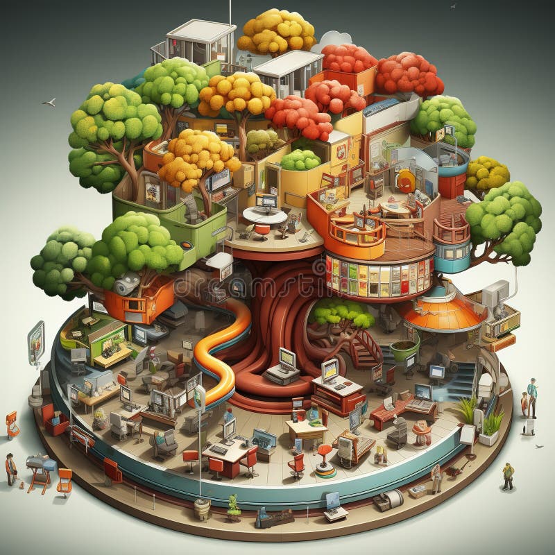 Creative Manipulation of Beautiful Fantasy Illustration Stock Image ...