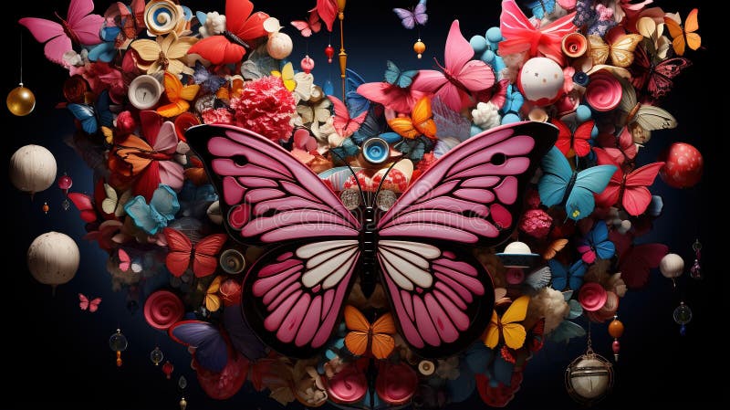 Creative Manipulation of Beautiful Fantasy Illustration Stock Photo ...