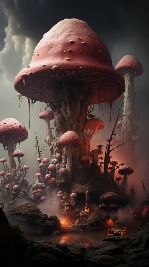 Creative Manipulation of Beautiful Fantasy Illustration Stock Photo ...