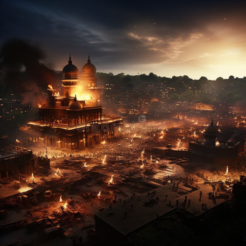 Creative Manipulation of Beautiful Fantasy Illustration Stock Photo ...