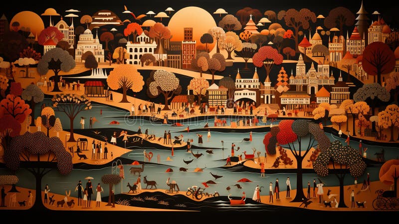 Creative Manipulation of Beautiful Fantasy Illustration Stock Photo ...