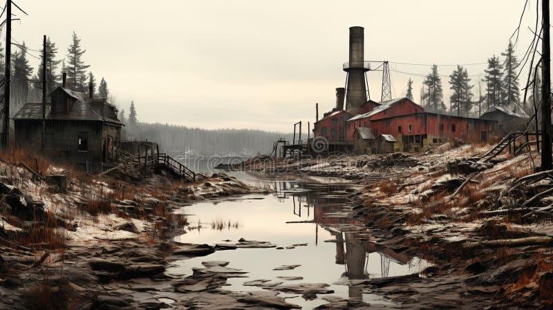 A Creative Manipulation of Digital Painting of an Empty World Stock ...