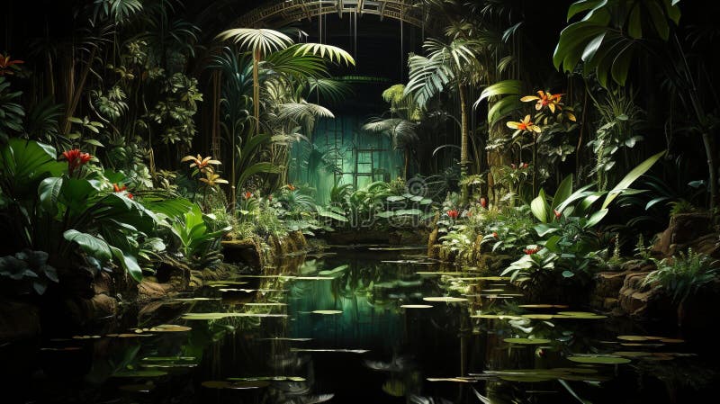 A Creative Manipulation of Digital Painting of an Empty World Stock ...