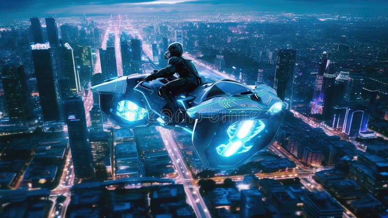 Creative Manipulation of Sci Fi Futuristic World Stock Illustration ...