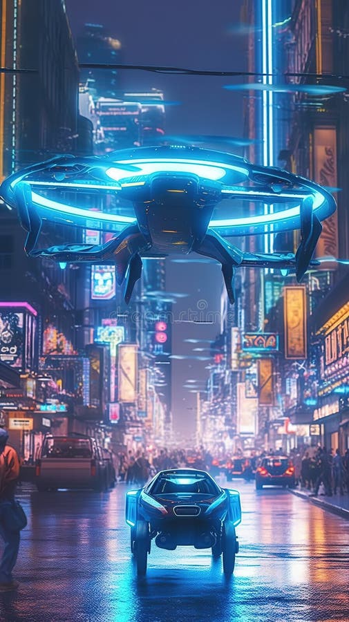 Creative Manipulation of Sci Fi Futuristic World Stock Illustration ...