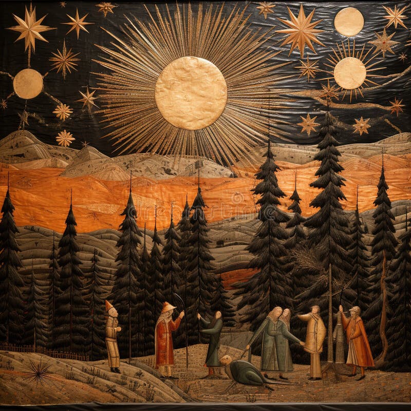 Beautiful Painting of Creative Manipulation Stock Image - Image of ...