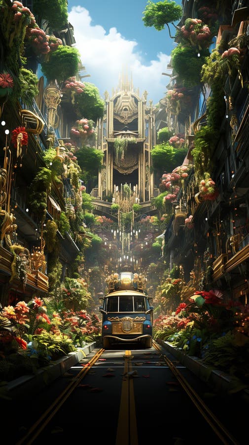 Digital Painting of Creative Manipulation Stock Illustration ...