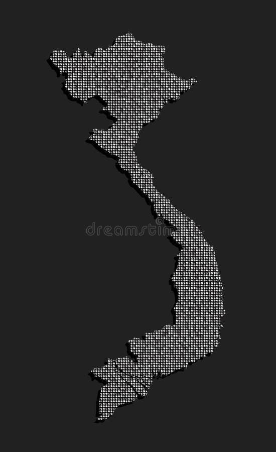 Creative Map Vietnam, Vector Asia Country Template Stock Vector ...