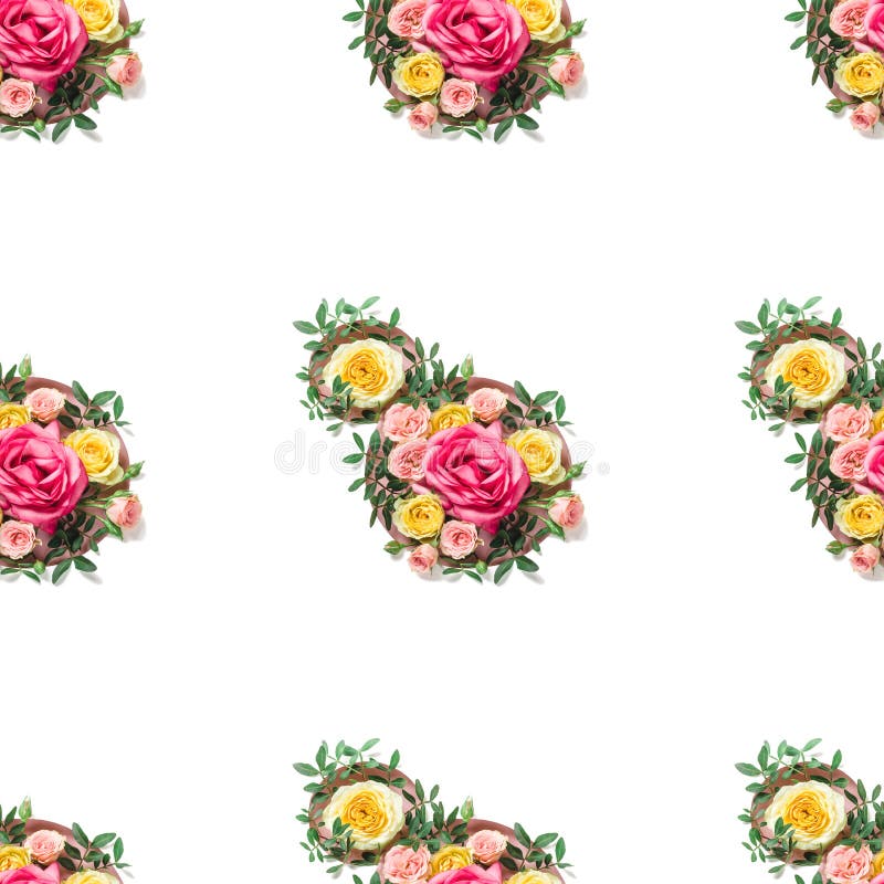 Creative March 8th Seamless Texture. Number 8 Made of Hole and Colorful ...