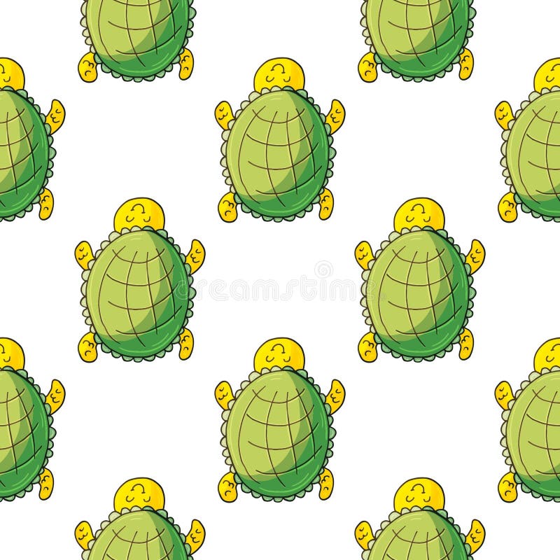 Creative Marine Seamless Pattern. Pattern in Hand Draw Style Stock ...