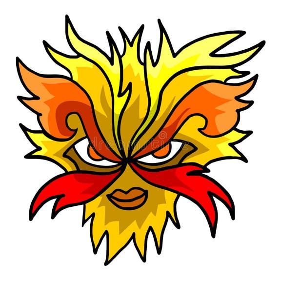 Creative mask stock vector. Illustration of animal, cheerful - 53921793