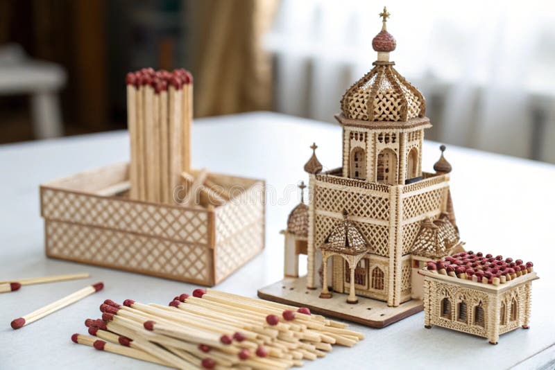 Creative Matchstick Photography: Capturing Light and Fire Stock ...