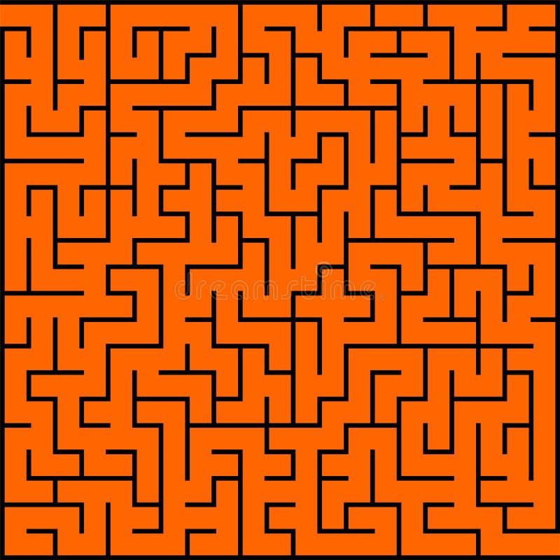 Creative maze design stock vector. Illustration of game - 38451934