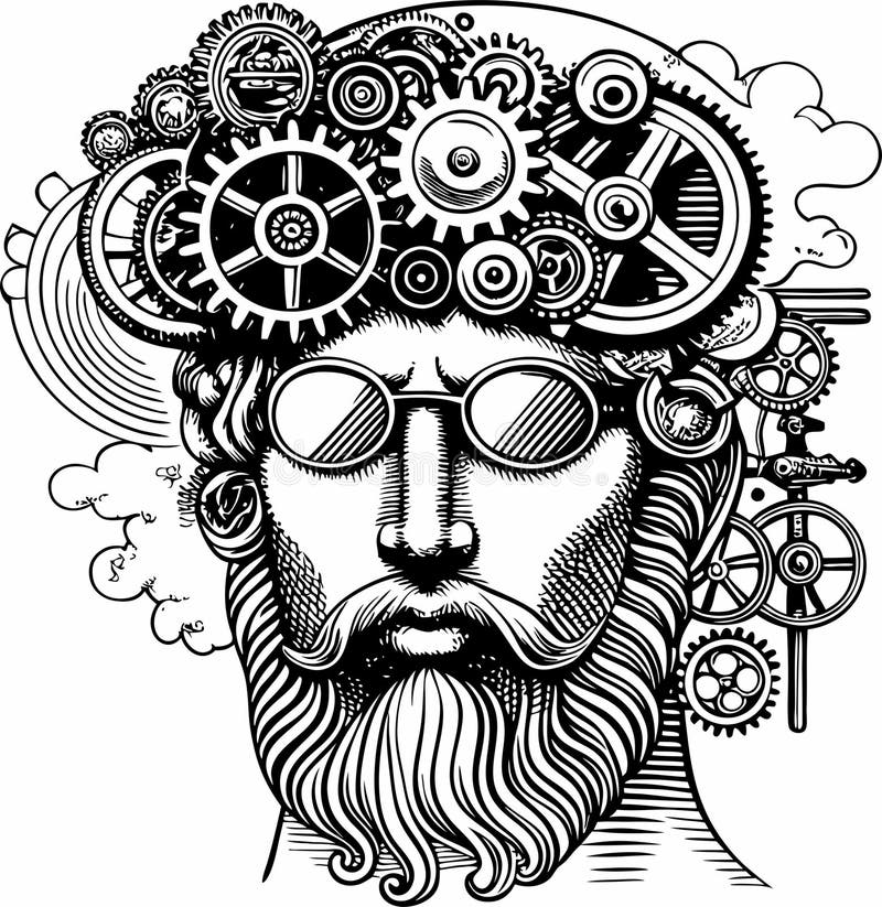 Mind Map Sketch, Infographics Template Stock Vector - Illustration of ...