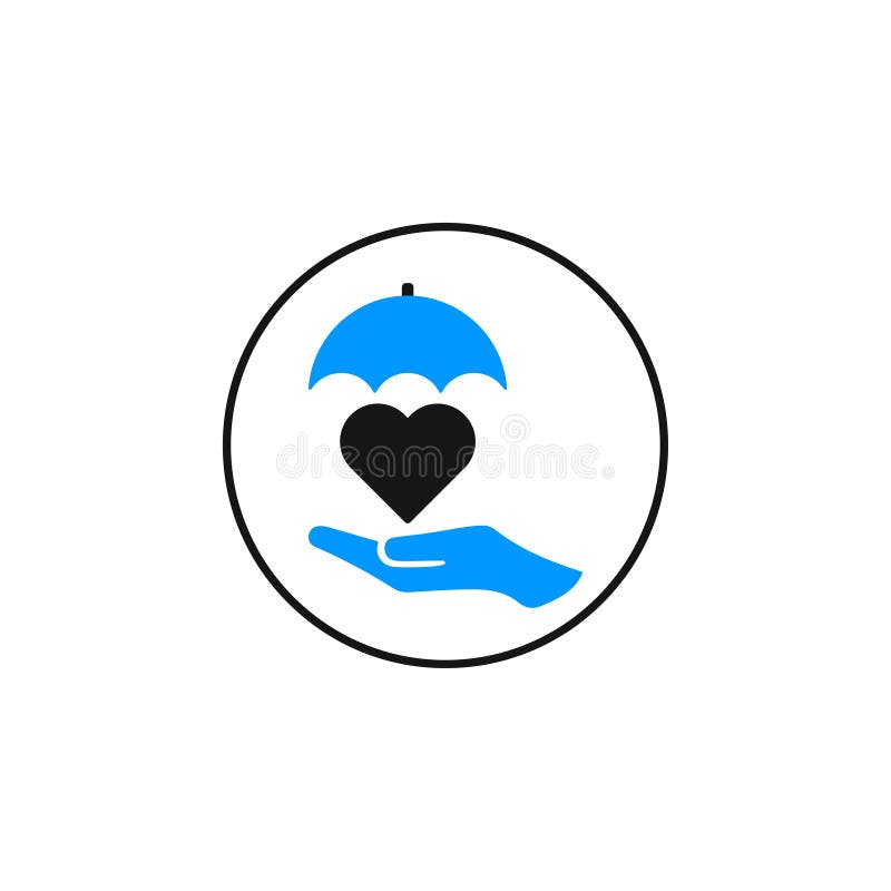 Creative Medial Heart Life Insurance Icon Stock Vector - Illustration ...