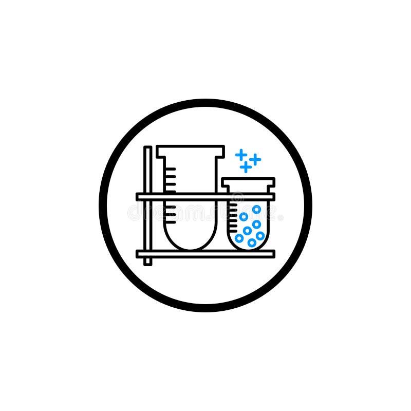 Creative medical lab icon stock vector. Illustration of medical - 223748821
