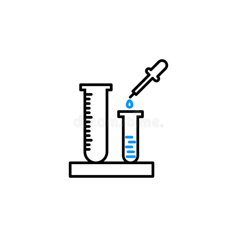 Creative medical lab icon stock vector. Illustration of biology - 223748830