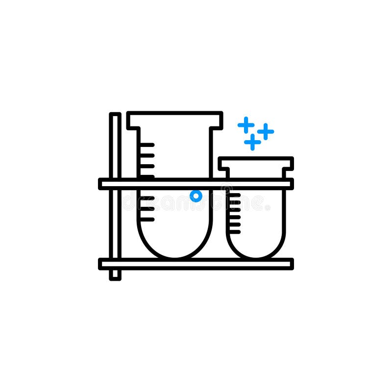 Creative medical lab icon stock vector. Illustration of icon - 223748858