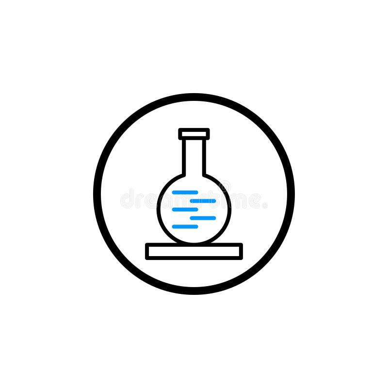 Creative medical lab icon stock vector. Illustration of technology ...