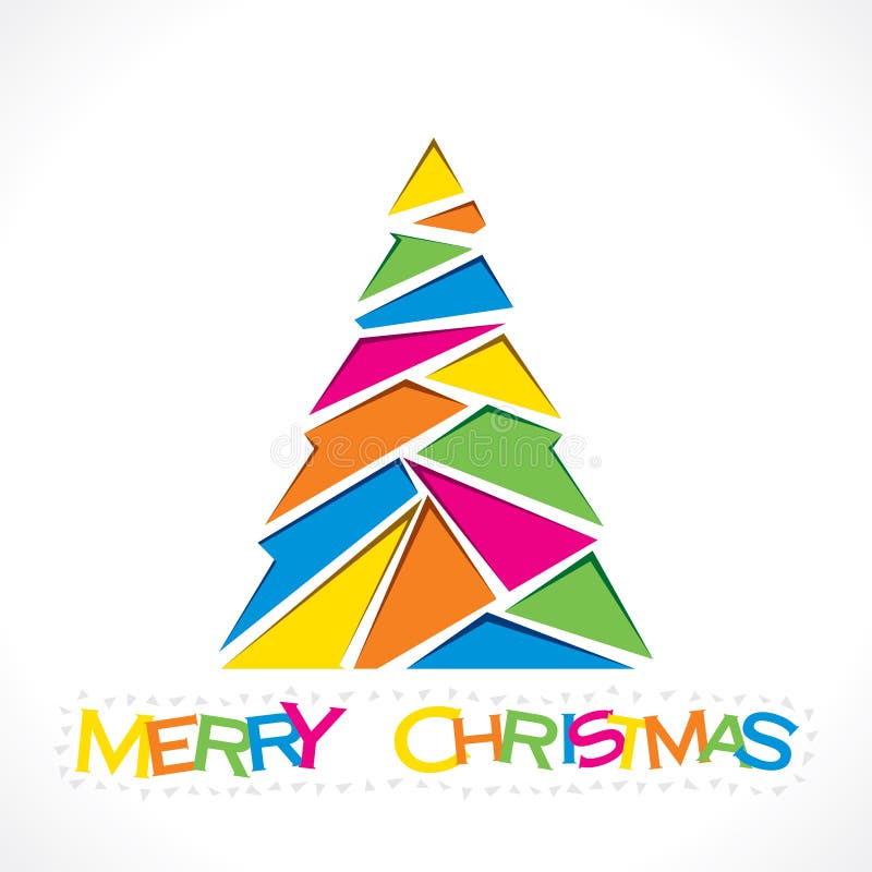 Creative Merry Christmas Background Stock Vector - Illustration of ...