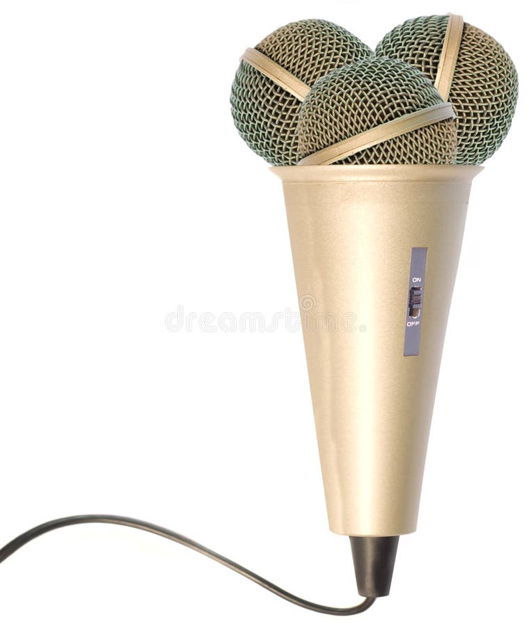 Microphone (PNG) stock photo. Image of clips, classic - 21849794