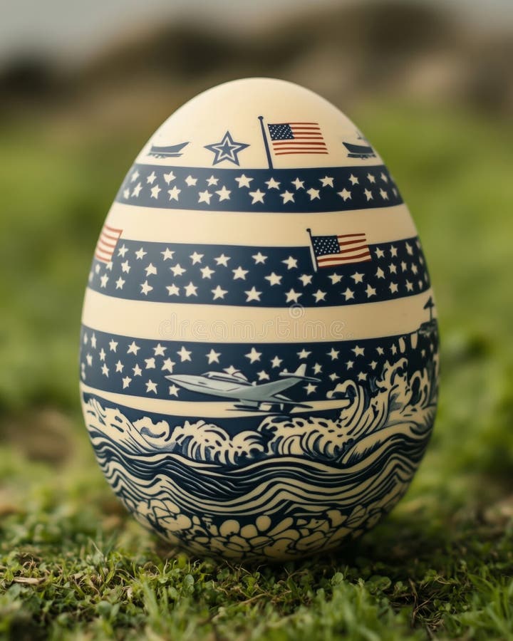 Creative Military-themed Easter Egg Celebrating Tradition and ...