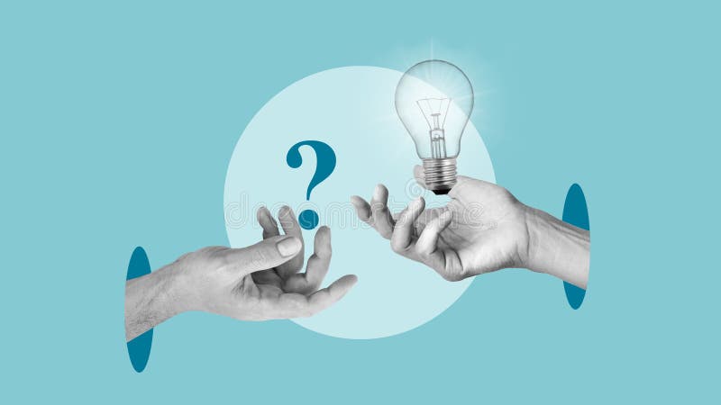 Creative Mind and Brainstorm Concept. Q and a or Questions and Answers ... Creative Mind and Brainstorm Concept. Q and a or Questions and Answers ...