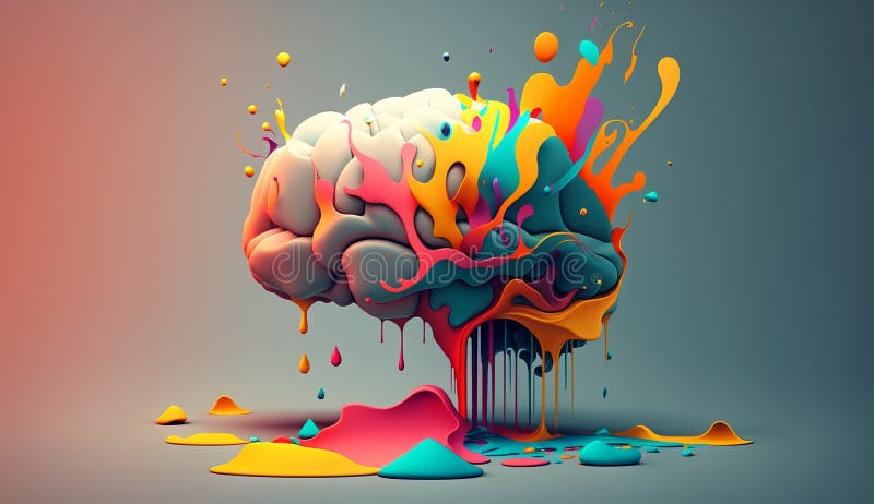 Creative Mind Concept Illustration Stock Illustration - Illustration of ...