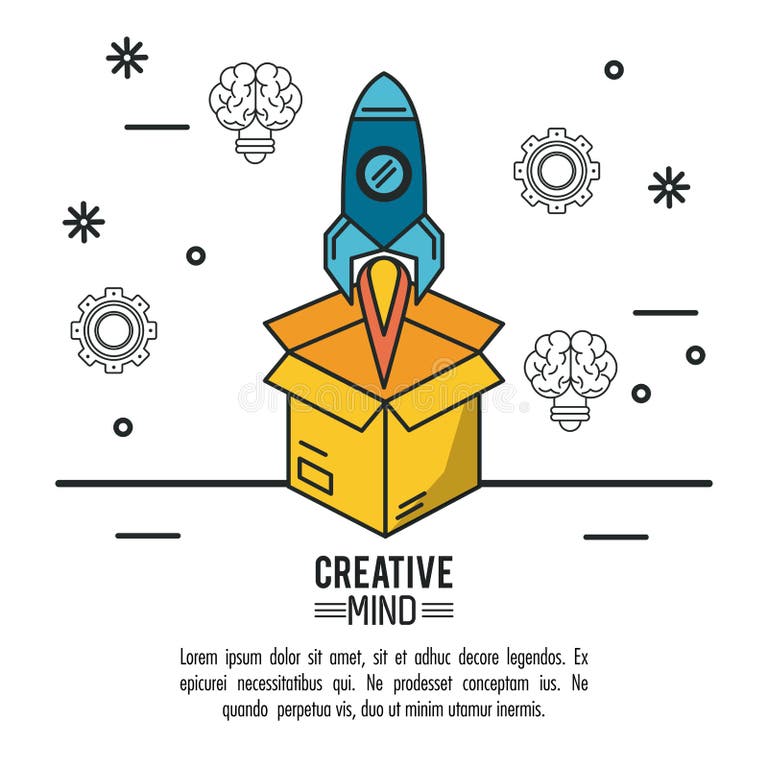 Creative mind design stock vector. Illustration of brainstorm - 110166088