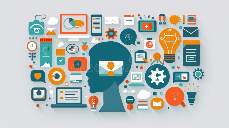 Creative Mind and Digital Tools for Innovation and Productivity Stock ...