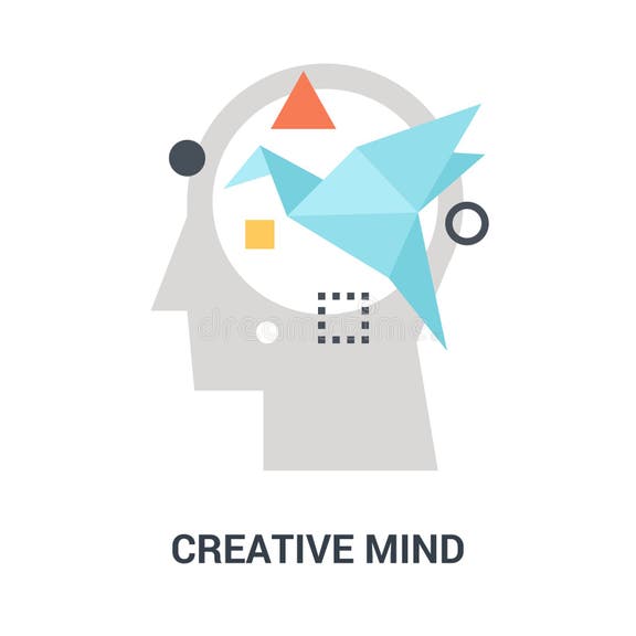 Creative mind icon concept stock vector. Illustration of idea - 364381837