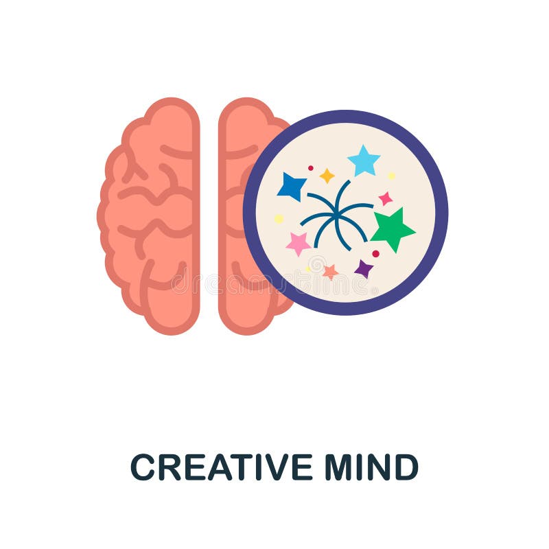 Creative Mind Icon. Simple Element from Personality Collection ...