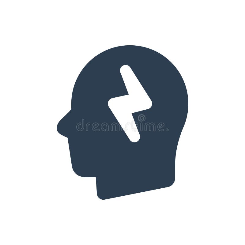 Creative Mind Icon stock vector. Illustration of icon - 128915799